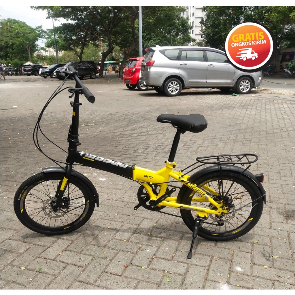 Jual Sepeda Lipat 20Inch Odessy Ritz Boncengan - 7 Speed | Shopee Indonesia