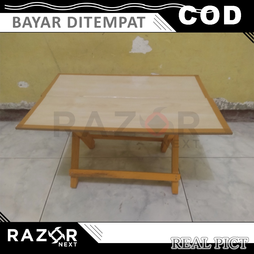 Jual Meja Silang Kayu Polos | Meja Portable | Meja Multifungsi | Meja ...