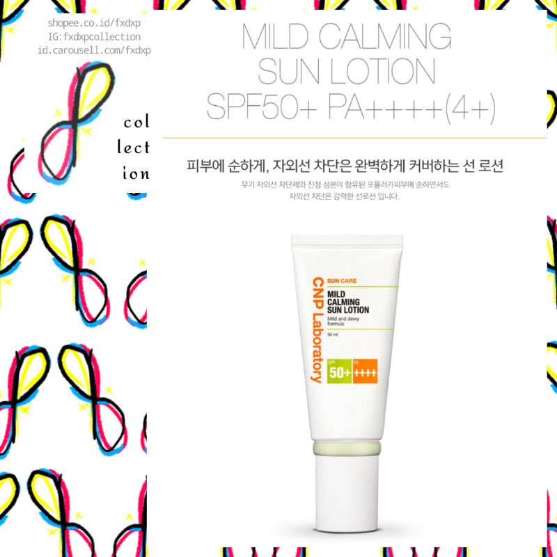 Jual CNP Laboratory Mild Calming Sun Lotion SPF50+ PA++++ : 50ml / 1+1 ...