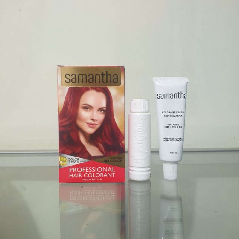 Jual Samantha Profesional Hair Colorant Passion Red | Shopee Indonesia