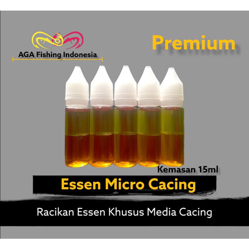 Jual AGA Essen Micro Cacing Premium Campuran Umpan Pancing Ikan 15ml ...