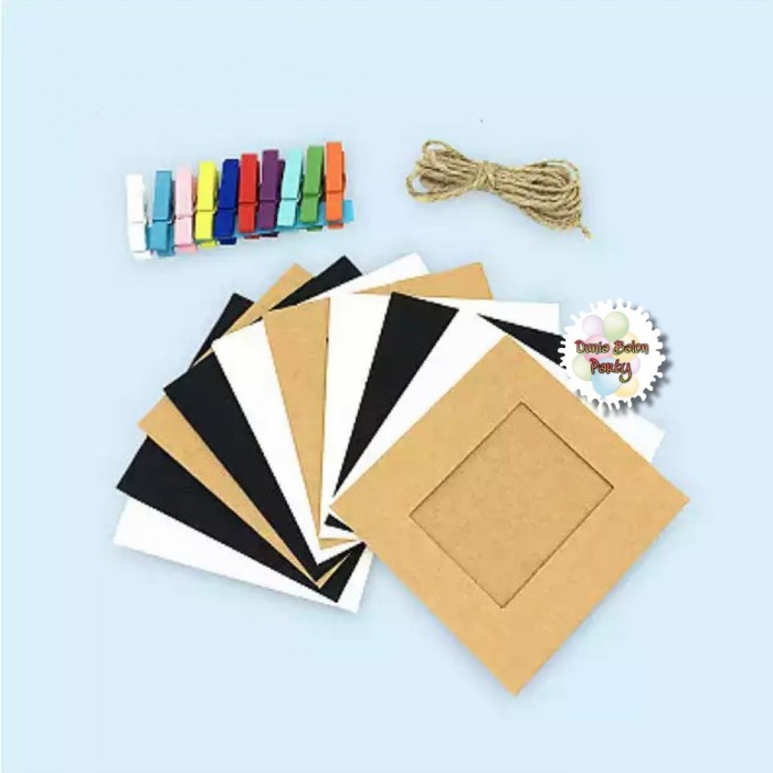 Jual Frame Foto Gantung / Wooden Clip Photo Frame 2R Polos | Shopee ...