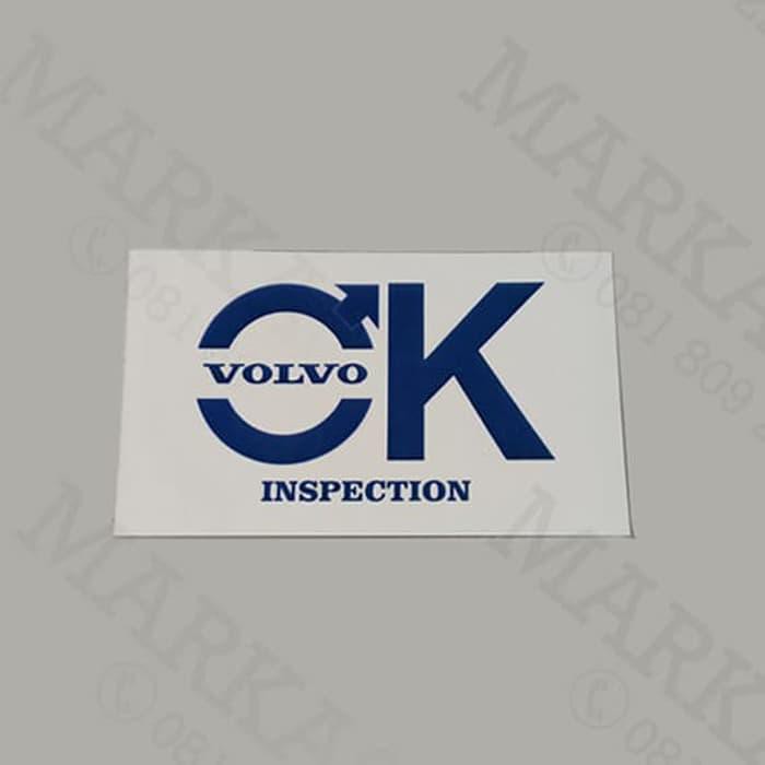 Jual Stiker / Sticker Volvo Inspection OK | Shopee Indonesia