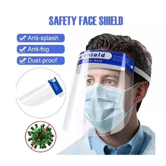 Jual Medis-Seragam- Apd Face Shield Busa Karet Full Face Anti Fog Kabut ...