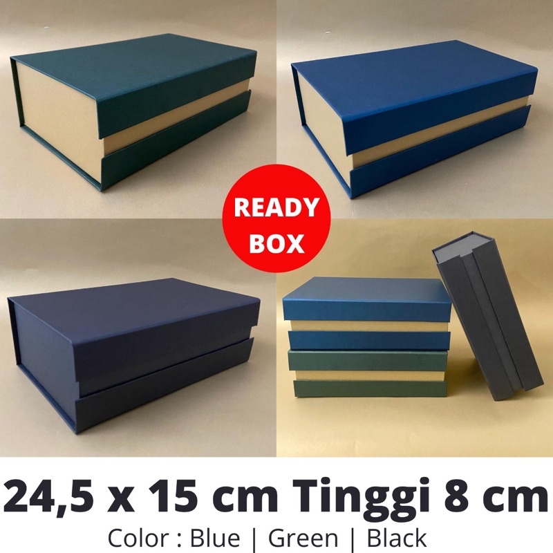 Jual Gift Box Hijau Model Magnet / Box serbaguna / kotak kado | Shopee ...