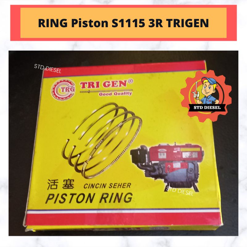 Jual Ring Piston Diesel Engine S1115 ZS1115 3R TRIGEN | Shopee Indonesia