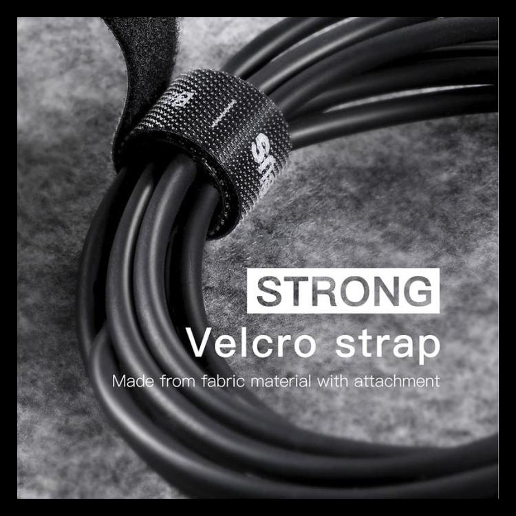 Jual BASEUS STRAP PENGIKAT KABEL SERBA GUNA VELCRO TIES CABLE ORGANIZER ...
