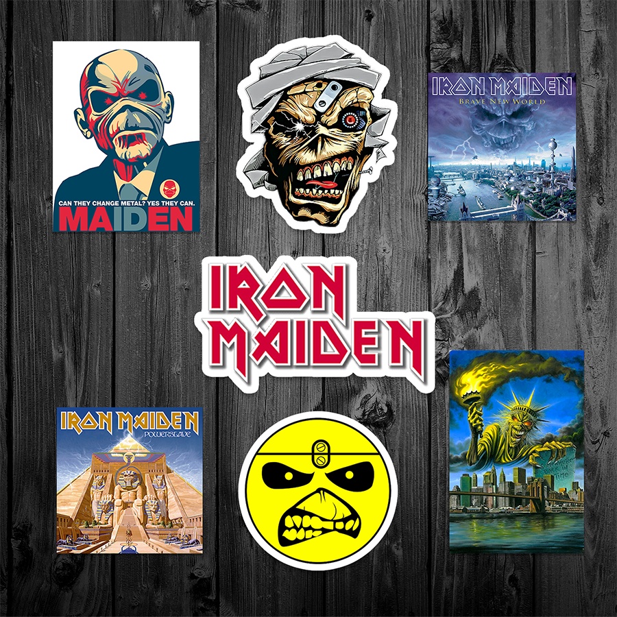 Jual Sticker Pack Band - Iron Maiden [7 Pcs] | Shopee Indonesia