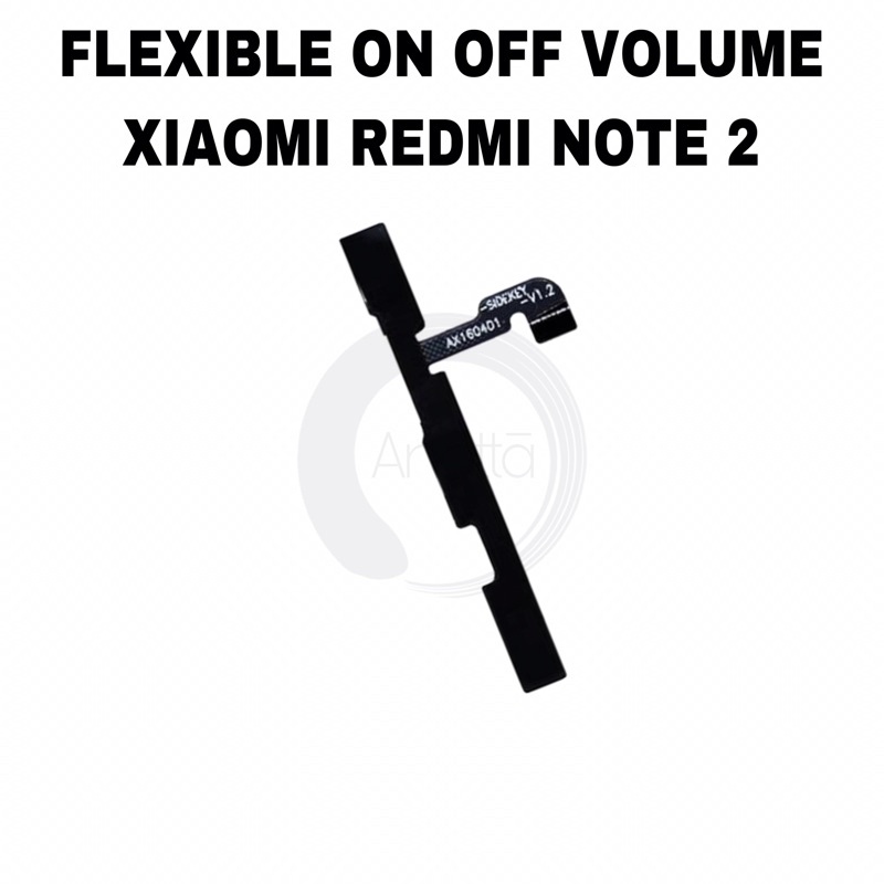 Jual Flexible On Off Volume Xiaomi Redmi Note 2 - Flex Fleksibel Tombol ...