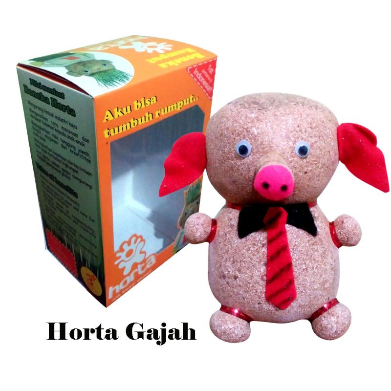 Jual Mainan Anak Unik & Edukatif Boneka Rumput Horta Gajah - Souvenir ...