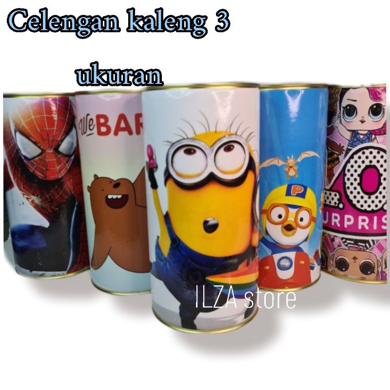 Jual celengan kaleng/celengan target/celengan karakter | Shopee Indonesia Jual celengan kaleng/celengan target/celengan karakter | Shopee Indonesia