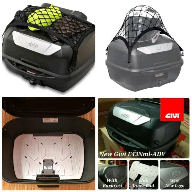 Jual Box Givi Top Box Motor E-43ADV Adventure Mulebox 43Liter ...