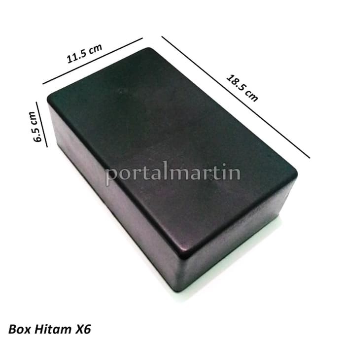 Jual Box X6 Hitam Project Box Plastik Tebal Berkualitas | Shopee Indonesia