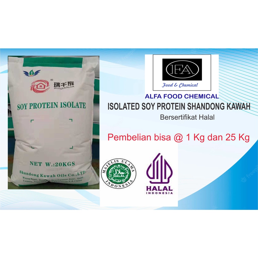 Jual ISP ( ISOLATED SOY PROTEIN ) EX SHANDONG PACKINGAN @ 1 KG DAN 20 ...