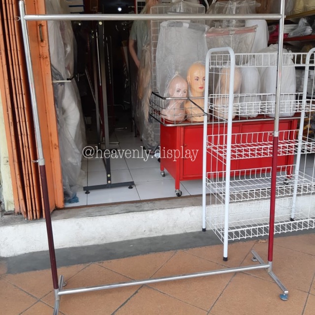 Jual gawang / rak baju pipa bulat | Shopee Indonesia