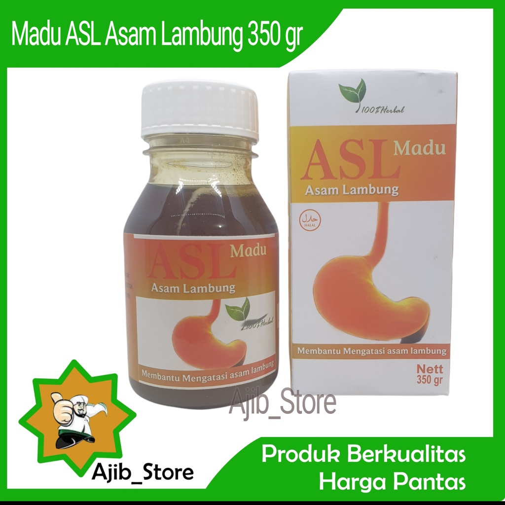 Jual (100% ORIGINAL) MADU ASL Asam Lambung 350 Gram 350gr 350g A121 ...