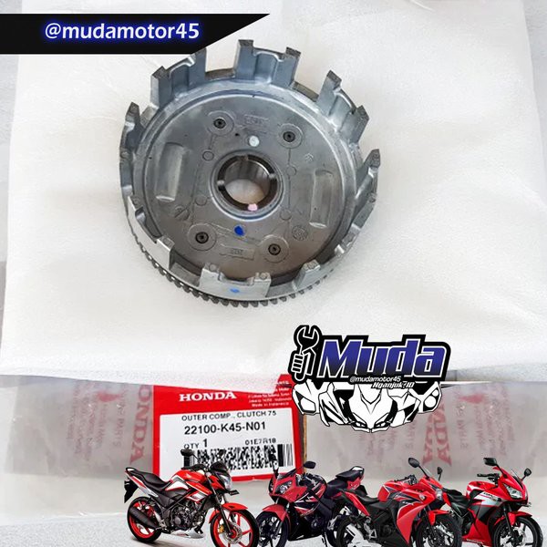 Jual RUMAH KAMPAS KOPLING OLD CBR150R CB150R K45A K15 RONSEL OLD OCB K15 22100-K45-N01 KPP ...