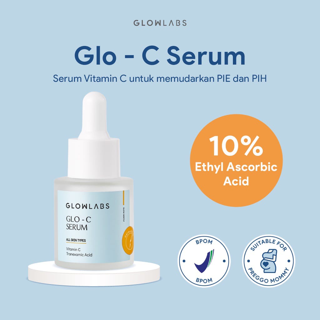 Jual Glowlabs Glo-C Serum GLO C Brightening Vitamin C Skincare Glowing ...