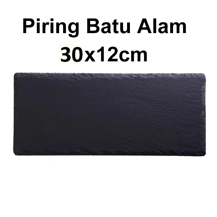 Jual Piring Jepang Piring Sushi Classic Batu Alam Asli Kotak Panjang ...