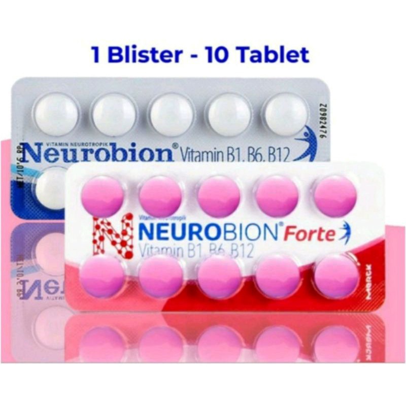 Jual Neurobion Forte /Nervion - 1 Blister Isi 10 Tablet Suplemen ...