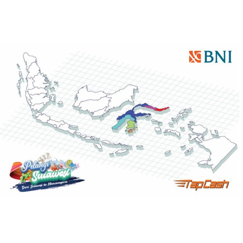 Jual BNI TapCash Peta Indonesia | Shopee Indonesia