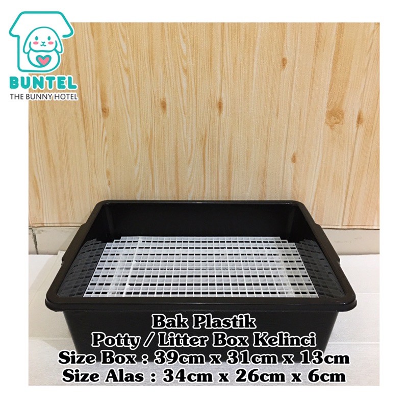 Jual Bak Plastik / Litter Box / Potty / Pet Toilet dgn alas handmade ...