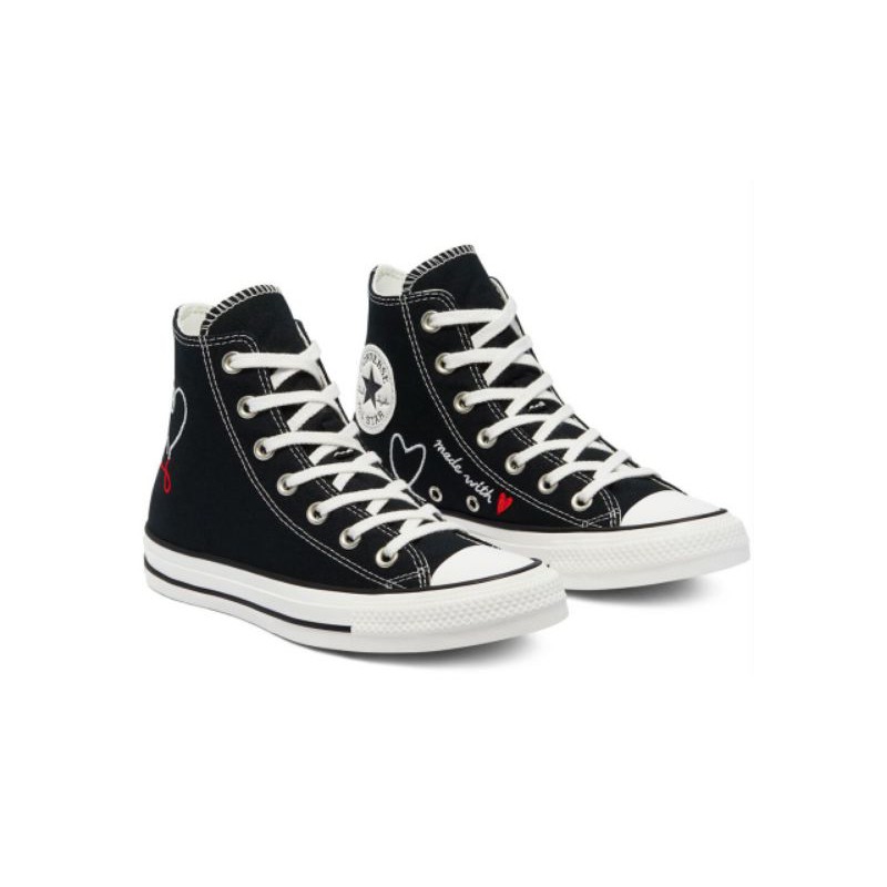 Jual Converse Chuck Taylor All Star Hi Love Thread Black/Vintage White ...