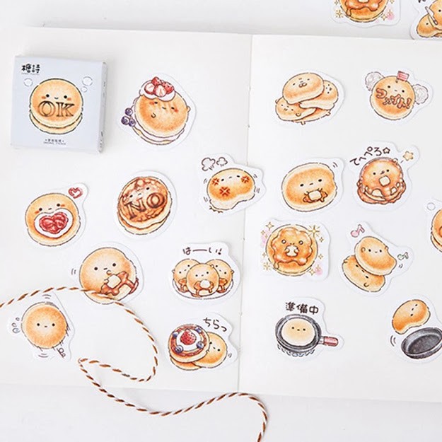 Jual Sticker Bread Life Roti Lucu Aesthetic Scrapbook Bujo Planner ...