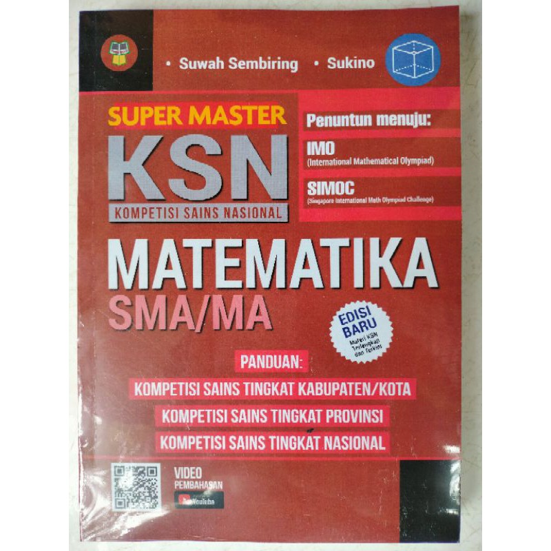 Jual Buku SUPER MASTER KSN MATEMATIKA SMA | Shopee Indonesia