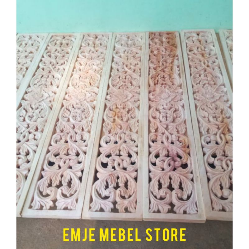 Jual ornamen ukir mahoni dekorasi tiang soko gebyok | Shopee Indonesia