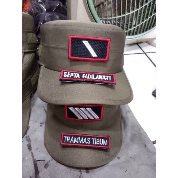 Jual Topi komando pol pp velcro 2a,2b,2c,2d,free nama velcro | Shopee ...
