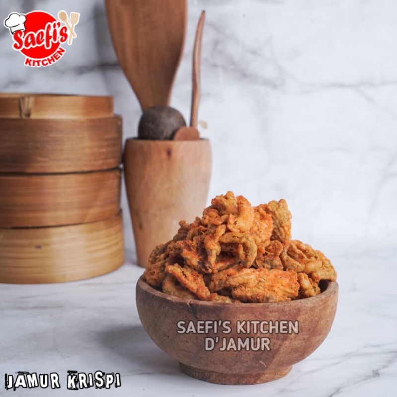 Jual Jamur Crispy/D'JAMUR/1 KG/Keripik Jamur Tiram/Kemasan Kiloan ...