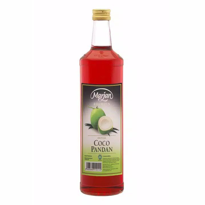 Jual Marjan Boudoin Sirup Rasa Coco Pandan 460 ml | Shopee Indonesia
