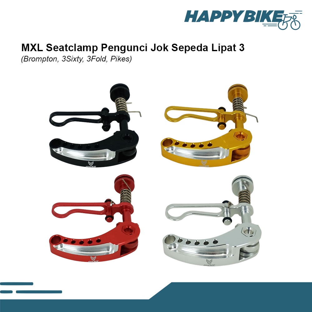 Jual MXL Seat Clamp Sepeda Klem Quick Release QR Besi Stainless ...