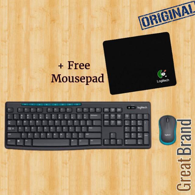 Jual Original Logitech Mk 275 Wireless Combo Keyboard Mouse Mk275 Shopee Indonesia
