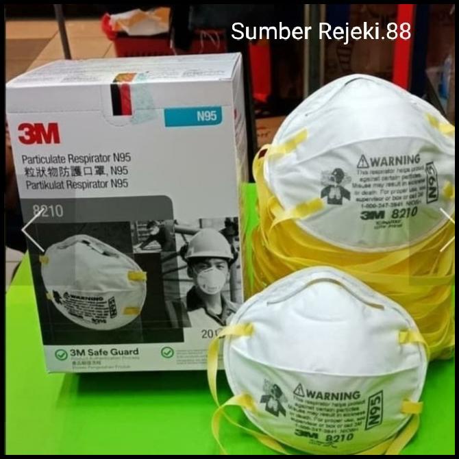Jual Masker N95 3M 8210 Particulate Respirator Isi 20 Pcs 1Box Ori 3M 100% | Shopee Indonesia