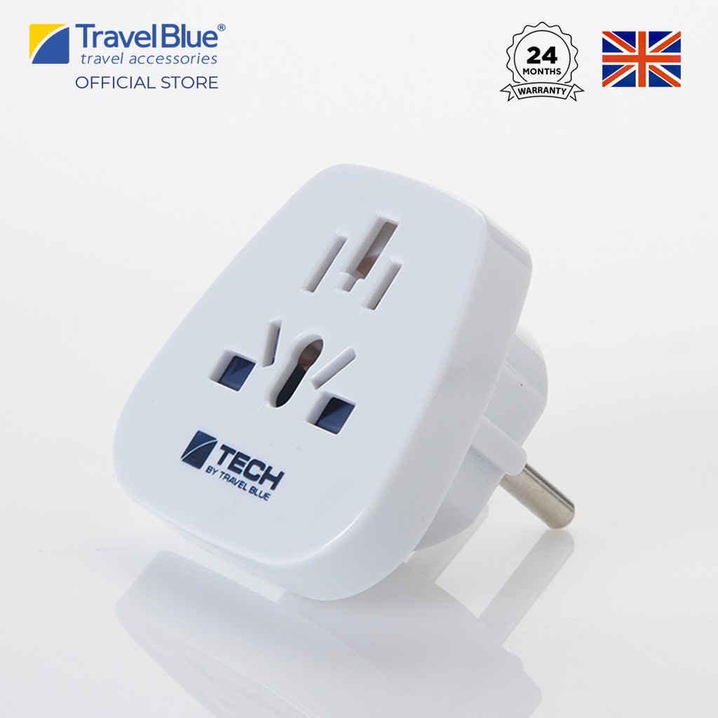 Jual Travel Blue Universal Travel Adaptor (Europe, Indonesia)TB901 ...