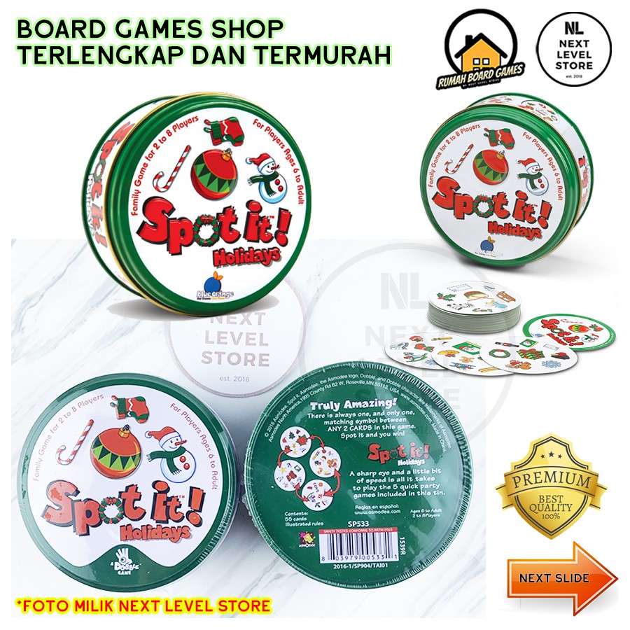 Jual Spot It ! Complete Edition - Dobble Board Game Games Edukasi ...