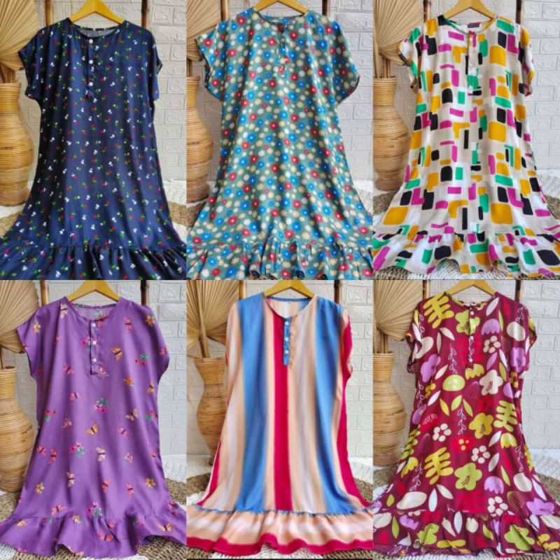 Jual Daster ruple rayon motip rendom | Shopee Indonesia