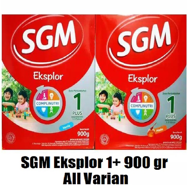Jual SGM Eksplor 1+ 900 gr All Varian - SGM 1+ 900 gr | Shopee Indonesia
