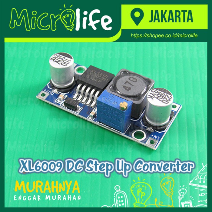 Jual XL6009 Adjustable DC-DC Step Up Boost Converter Module | Shopee ...