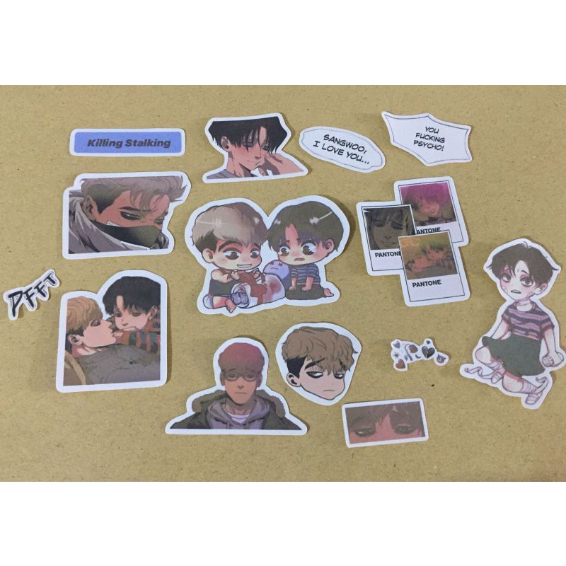 Jual STIKER BL YAOI MANHWA KILLING STALKING | Shopee Indonesia