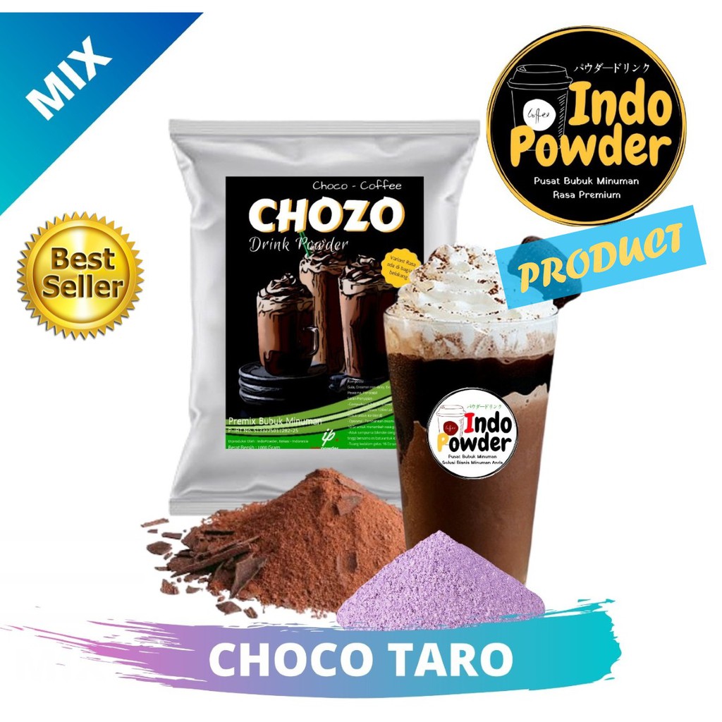Jual Choco Taro 1kg / Bubuk Minuman Choco Taro 1kg / Choco Taro Powder 1kg / Produk Indopowder ...