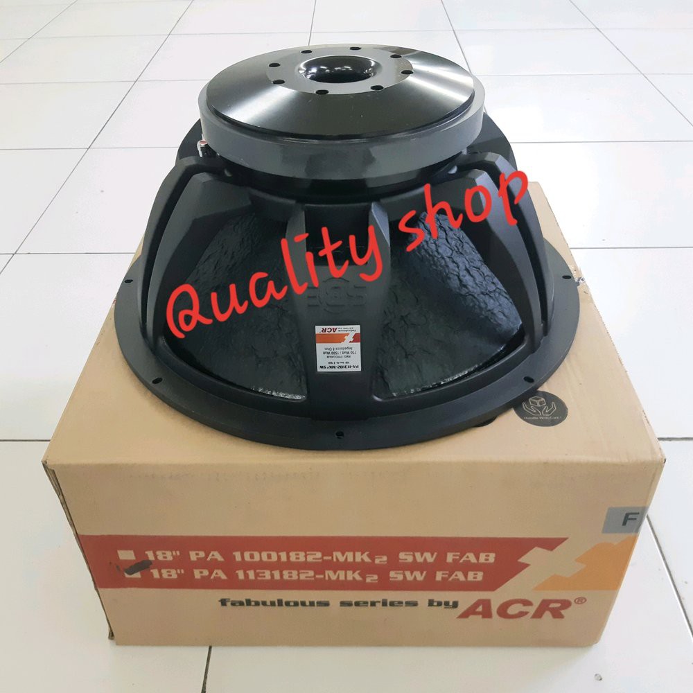 Jual Asli SUBWOOFER ACR FABOULOUS 113182 SW 18 INCH ORIGINAL 1500 WATT ...
