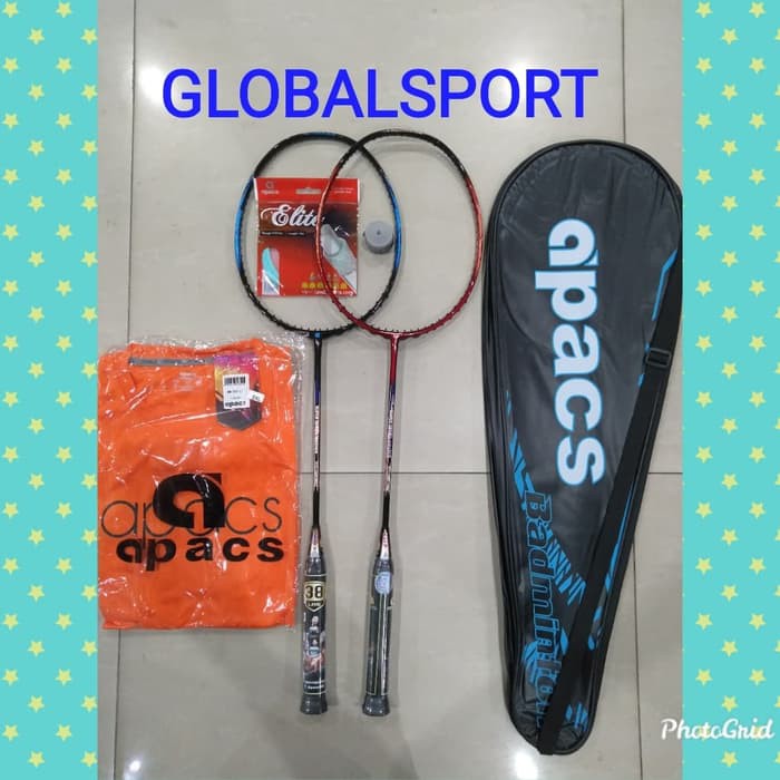 Jual Raket Badminton " APACS SUPER SERIES MASTER 38 LBS | Shopee Indonesia