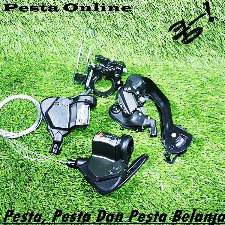 Jual Grup Set Sepeda Micro Shift Original 3 x 9 Speed Mini Grup Set ...