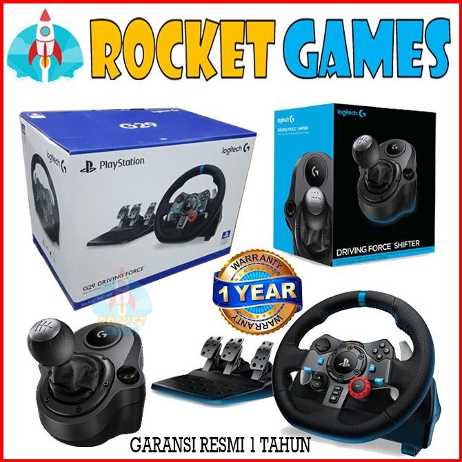 Jual LOGITECH G29 DRIVING FORCE WHEEL + SHIFTER LOGITECH FOR PS4/PS3/PC ...