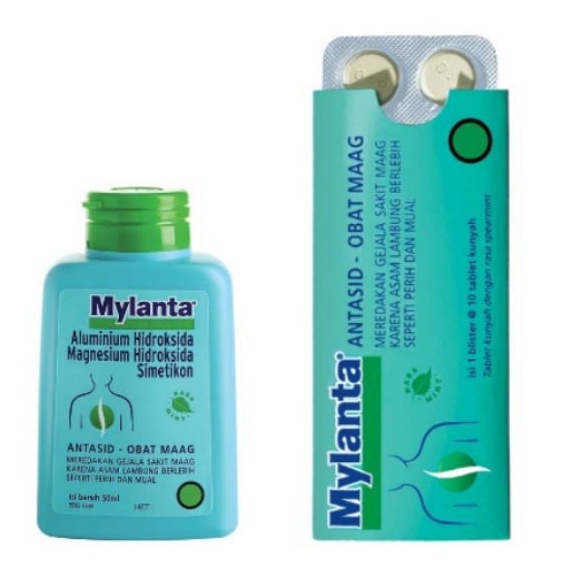Jual Mylanta Aneka obat maag Tablet Cair Liquid | Shopee Indonesia
