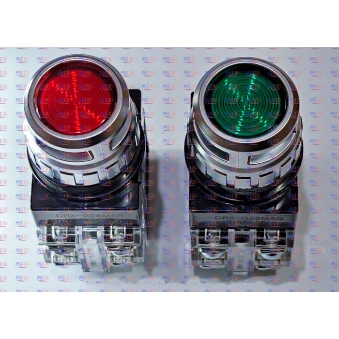 Jual Hanyoung Push Button Lampu Illuminated IPB 25mm 25 mm CRX-G25MAR ...