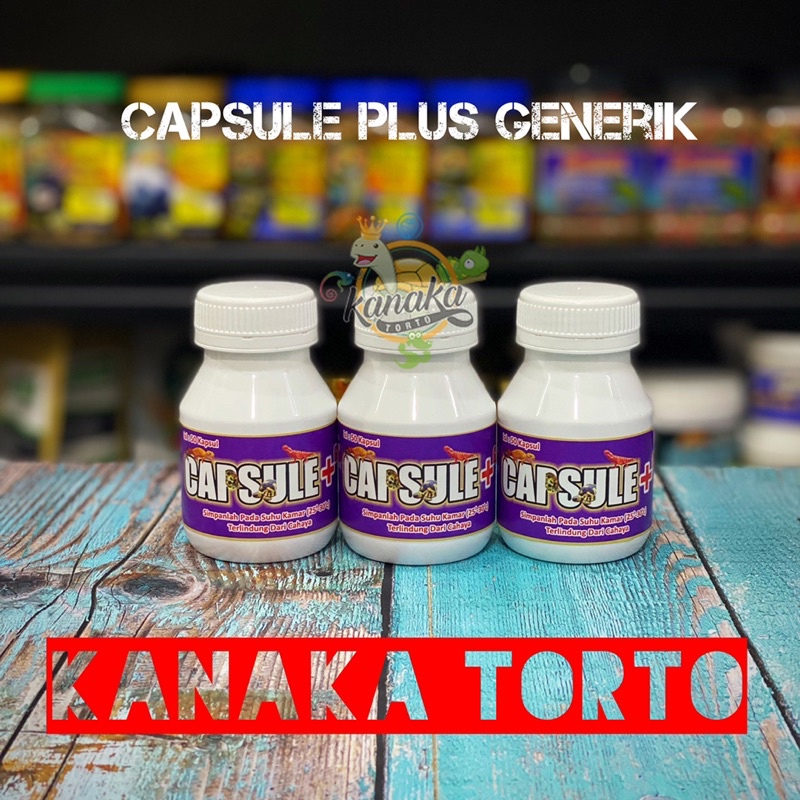 Jual Capsule Plus Generik Obat Reptil Kura Torto Sakit Kadal Ular Pilek ...